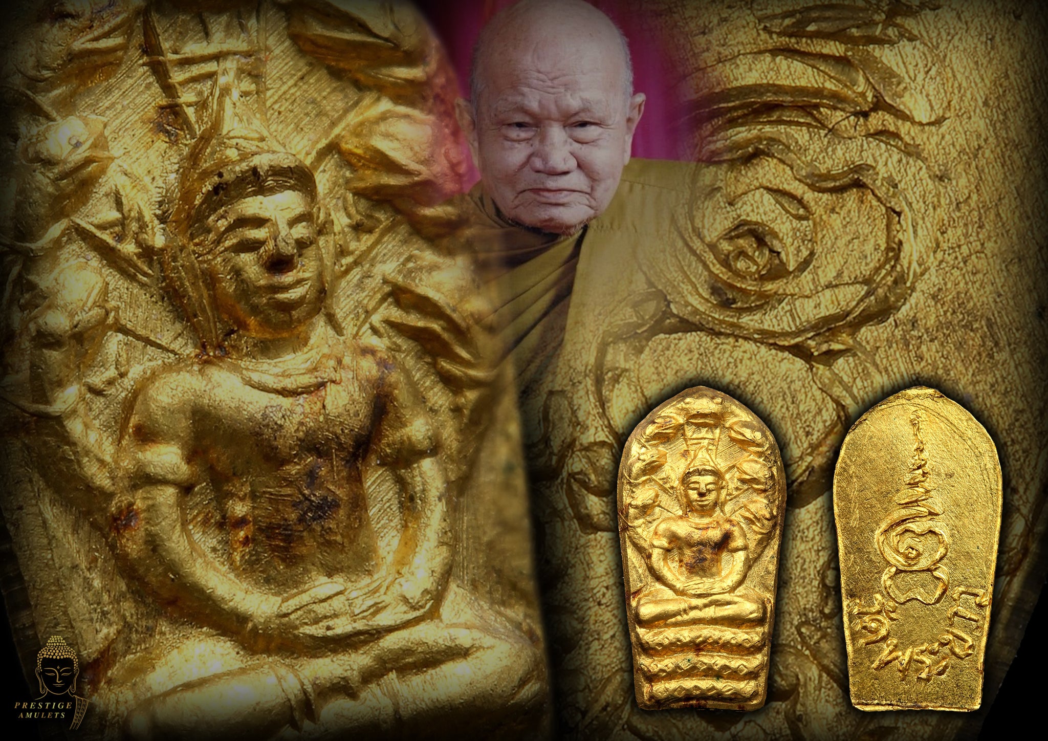 LP Tim Wat Phra Khao BE2537 1st batch Naprok Pure Gold – Prestige ...